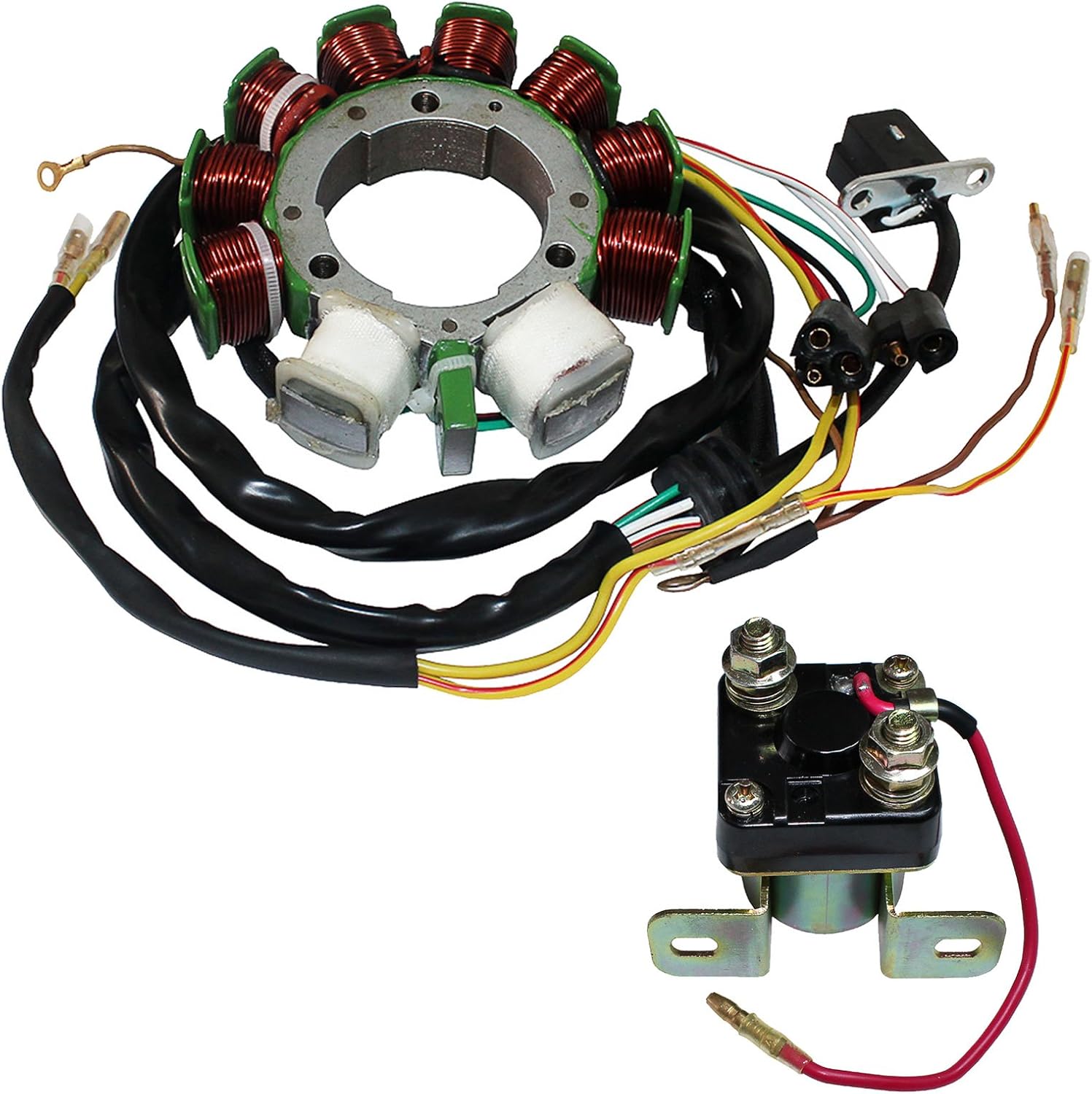 Amazon.com: Caltric Stator Compatible With Polaris Scrambler 500 Relay ...