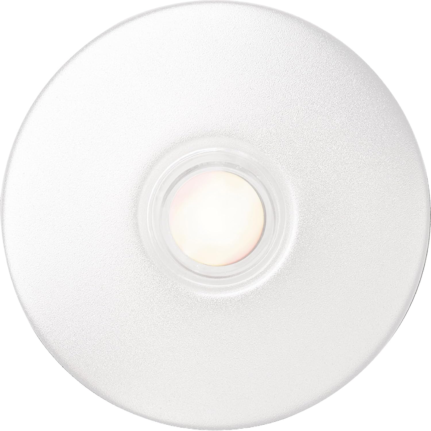 Newhouse Hardware Lighted Round Door Chime Button White WH5WL, White ...