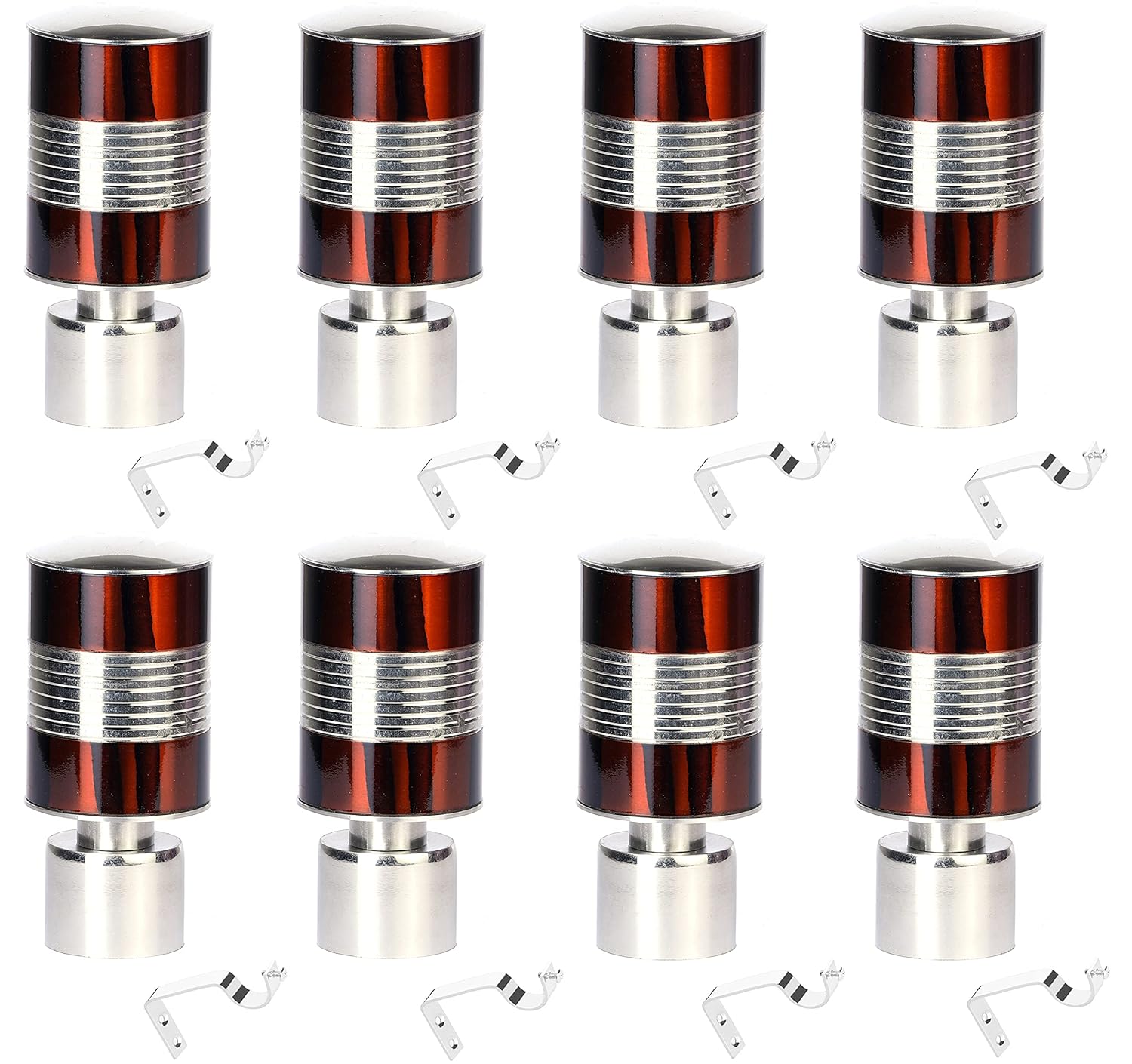 Buy kreyam's Curtain Holder Set | Curtain Brackets Set Accessories ...