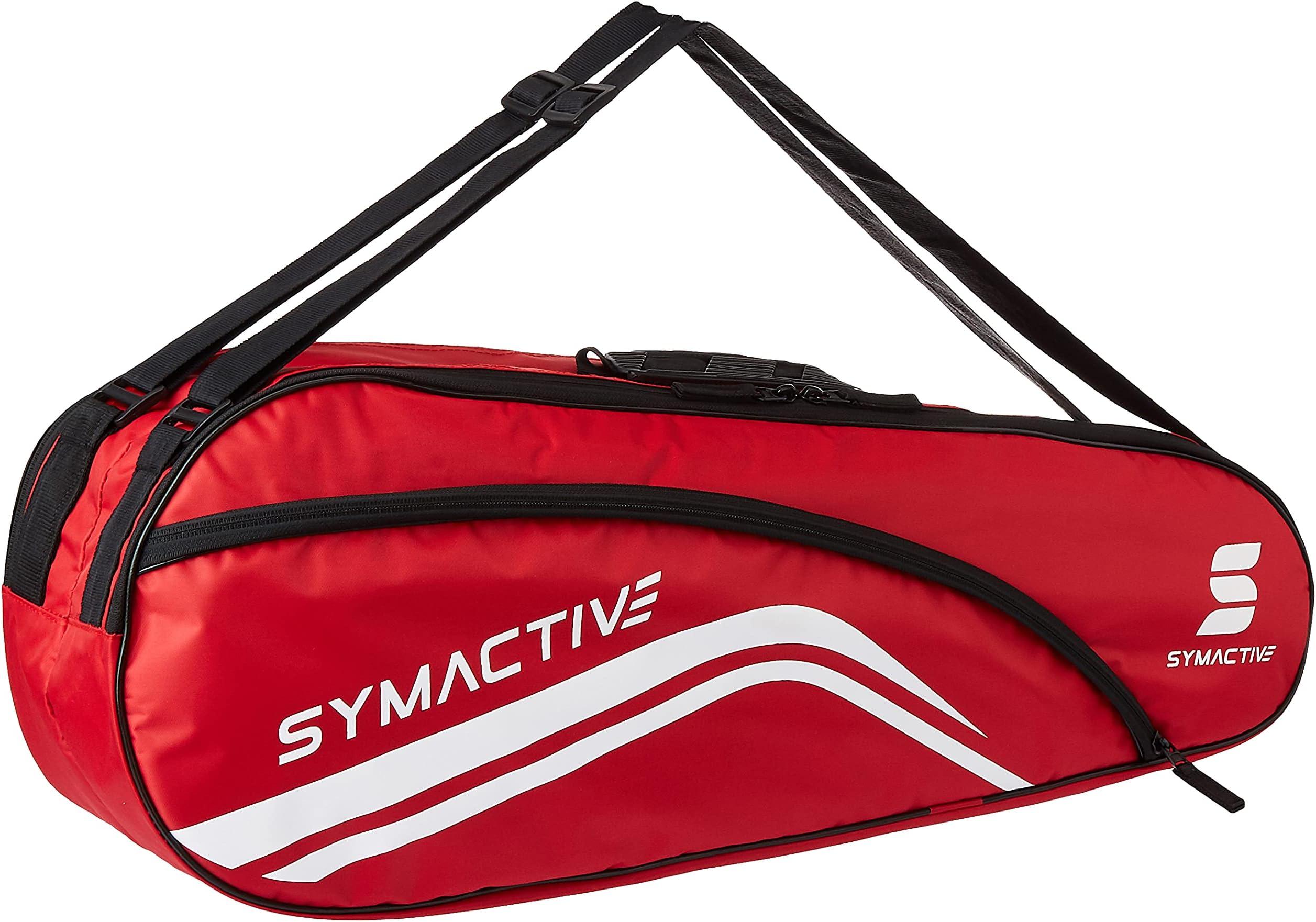 Buy Hundred Cosmogear Badminton Kit-Bag (Black)|Double Zipper|Bag with ...