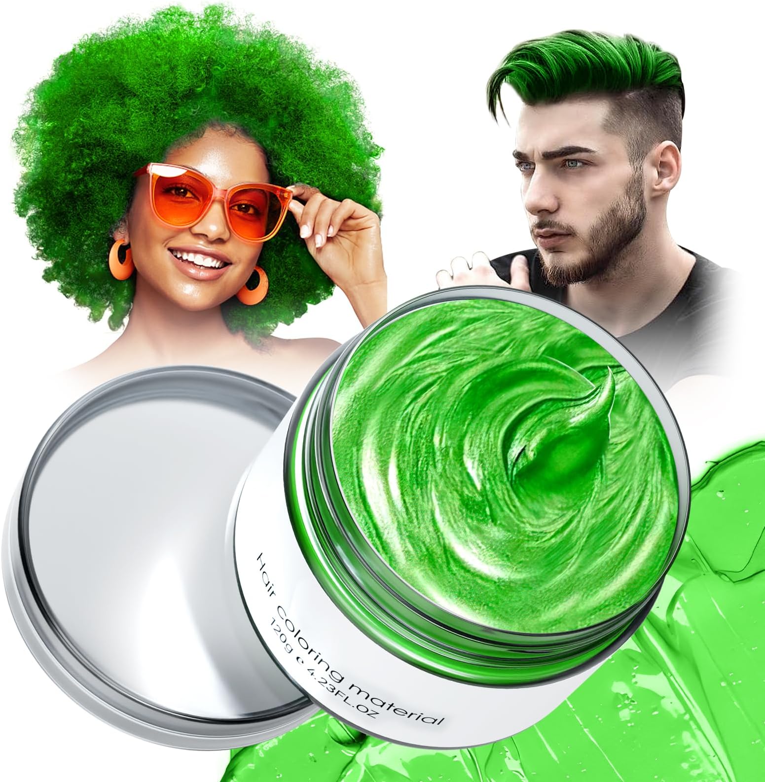 Amazon.com : Mofajang Hair Wax Color Styling Cream Mud, Natural ...