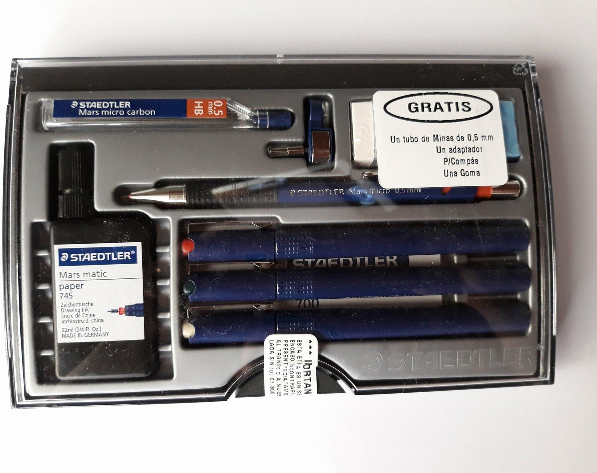 Staedtler Mars matic 700 1pieza(s) - Bolígrafo (Azul, 0.5 mm, 1 pieza(s)) : Amazon.com.mx ...