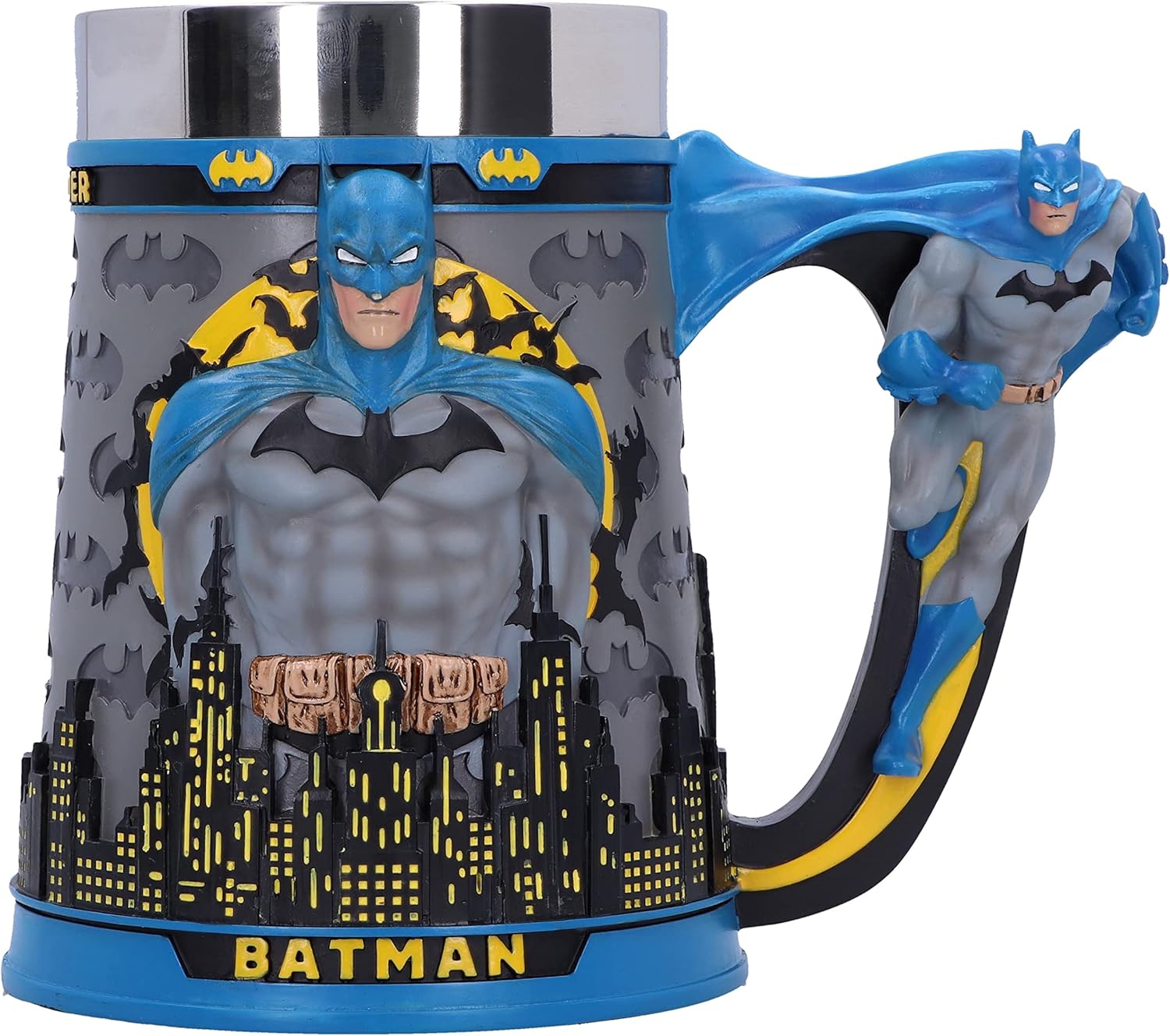 Amazon.com: Nemesis Now Batman The Caped Crusader Tankard 15.5cm, Resin ...