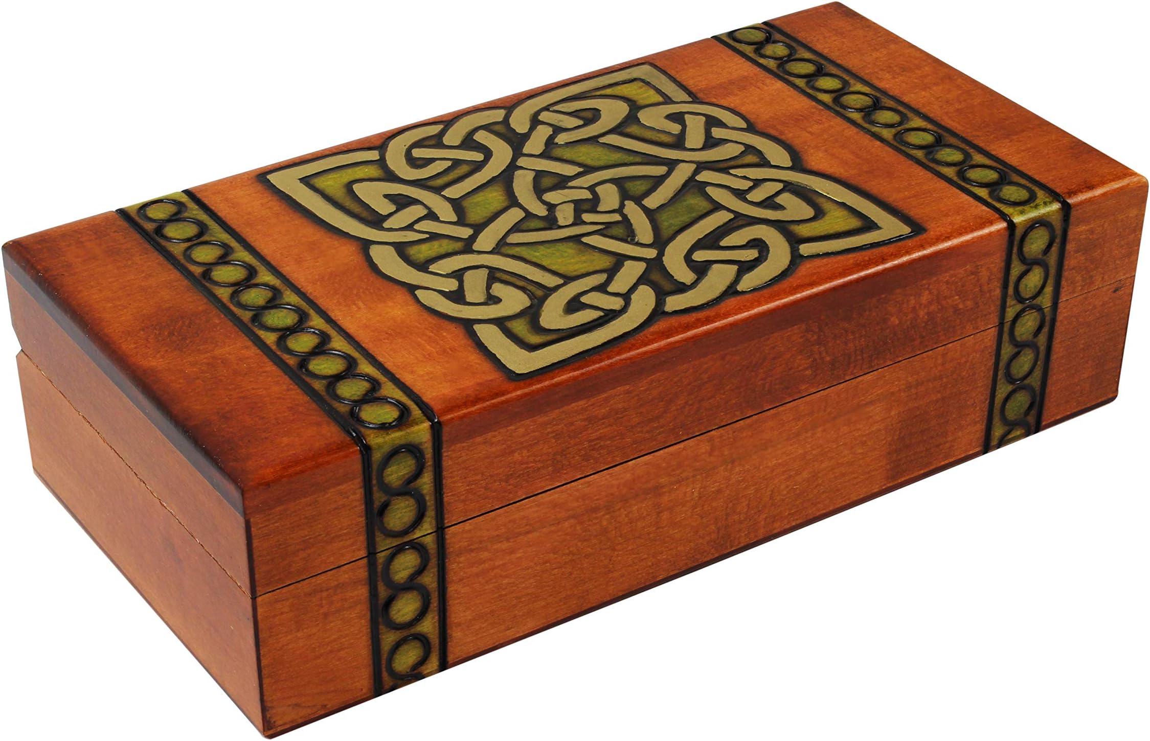 Amazon.com: Celtic Knot Design Polish Wooden Keepsake Box : Home & Kitchen