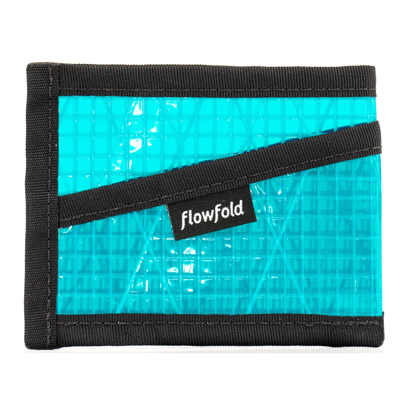 Amazon.com: Flowfold Recycled Sailcloth Wallets - 3 Pocket Card Holder ...