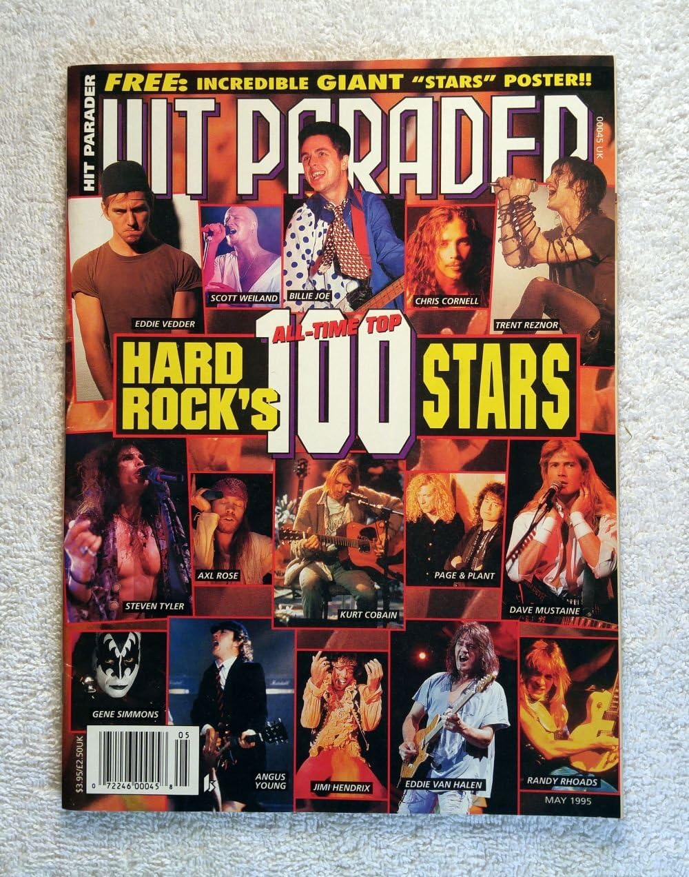 Hard Rock's All-Time Top 100 Stars - Hit Parader Magazine - May 1995 at ...