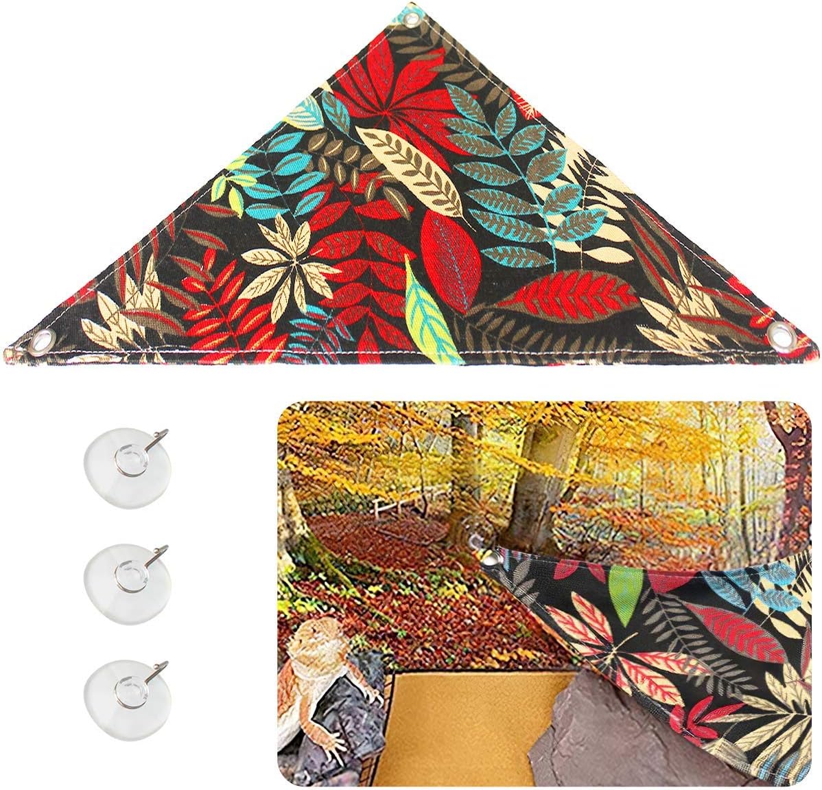 Amazon.com : KUDES Bearded Dragon Hammock, Reptile Lizard Lounger ...