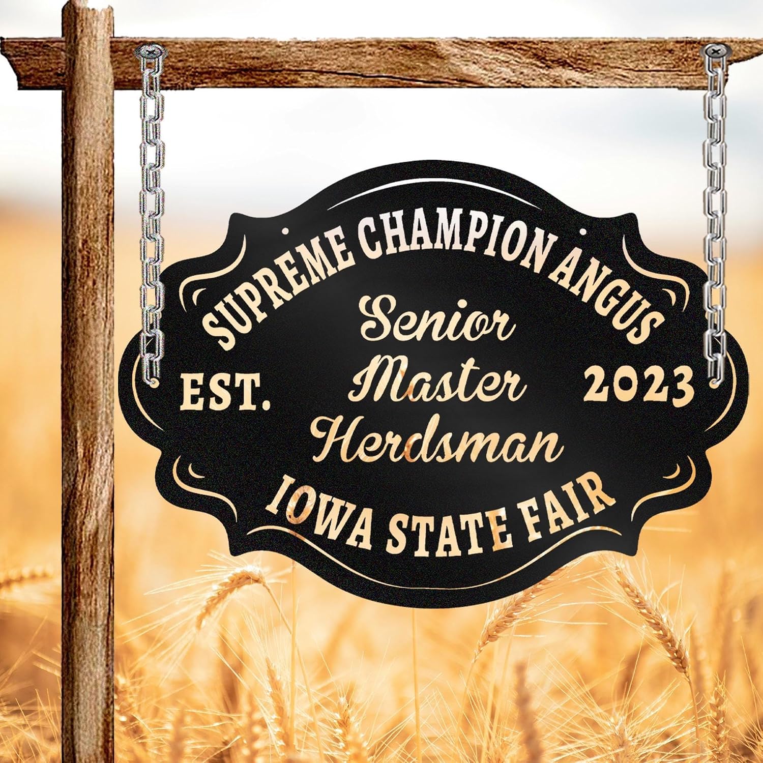Amazon.com: Personalized Agriculture Show Award – Custom Metal Stock ...