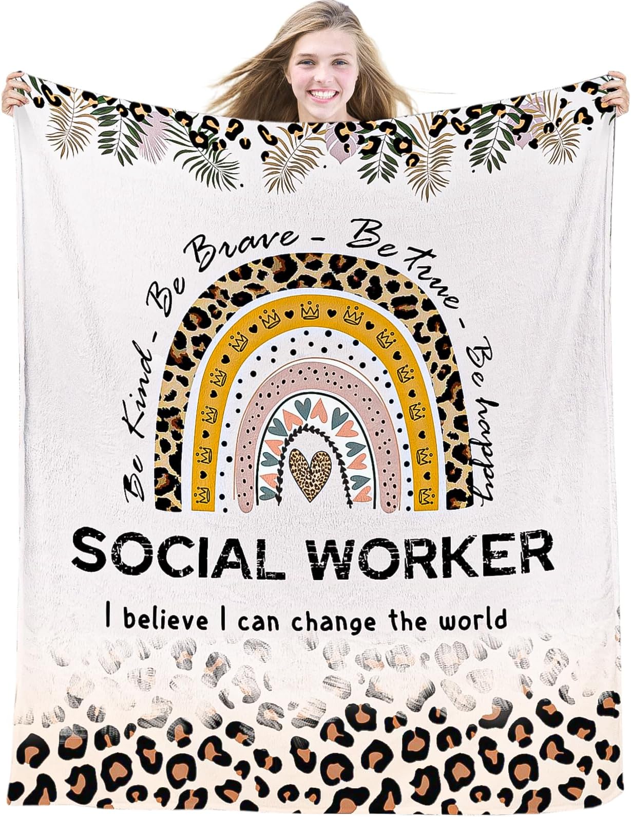 Amazon.com: Jztfrie Social Worker Gifts Social Worker Blanket Social ...