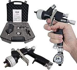 Amazon.com: Pistola pulverizadora profesional transparente de 1.3 MP Box WTP Tools - Ideal para ...