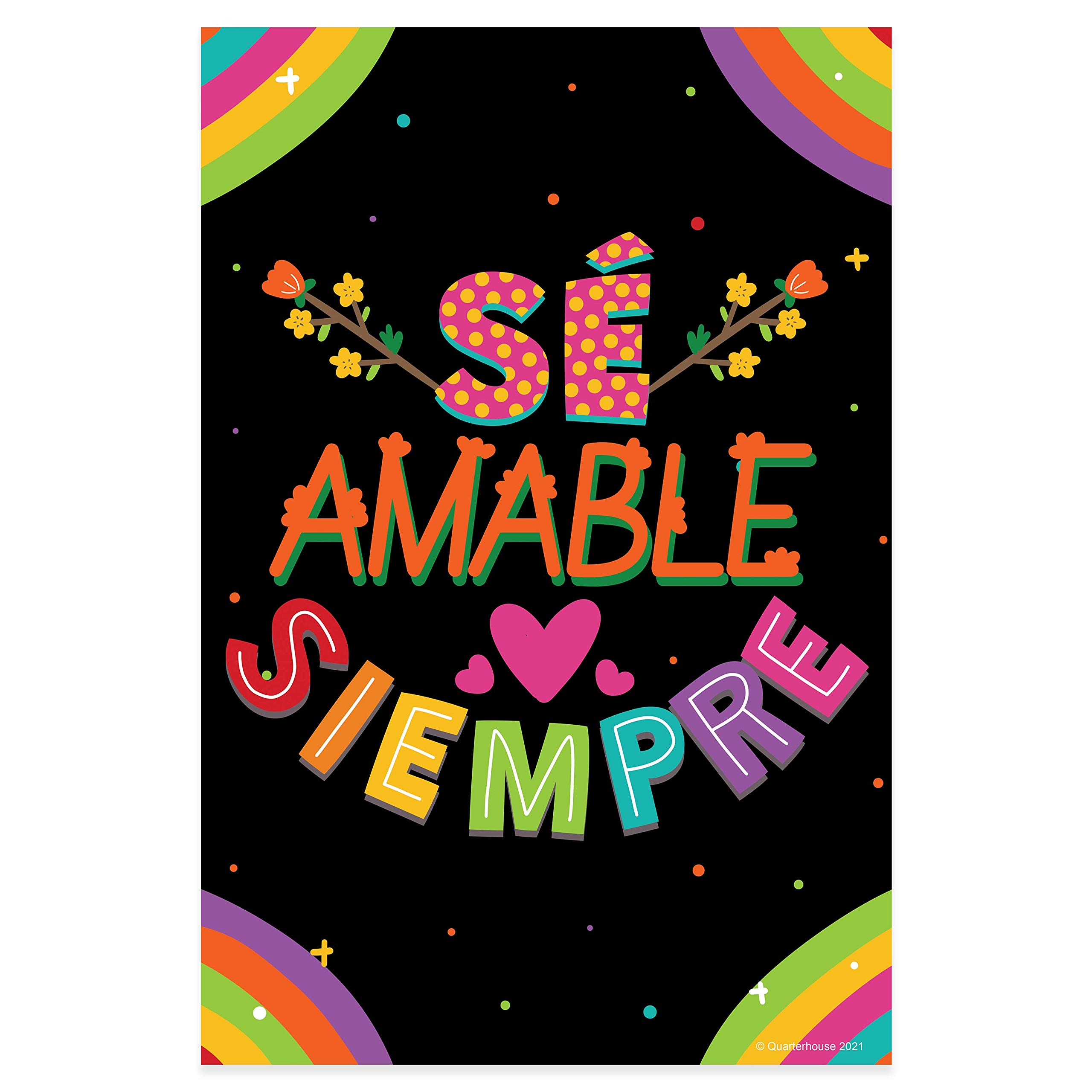 Buy Quarterhouse 12 Large Spanish Motivational Posters, Classroom ...