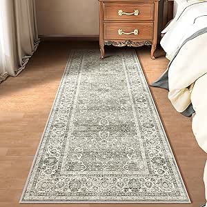 3x7 Runner Rugs for Hallway Non-Slip Hallway Runner Rug with Rubber ...