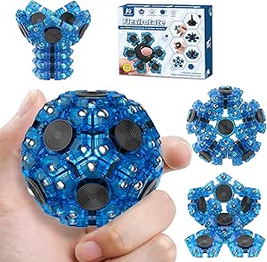 Amazon.com: KEEYMENT Sphere Magnetic Fidget Toys Adults, Splicing ...