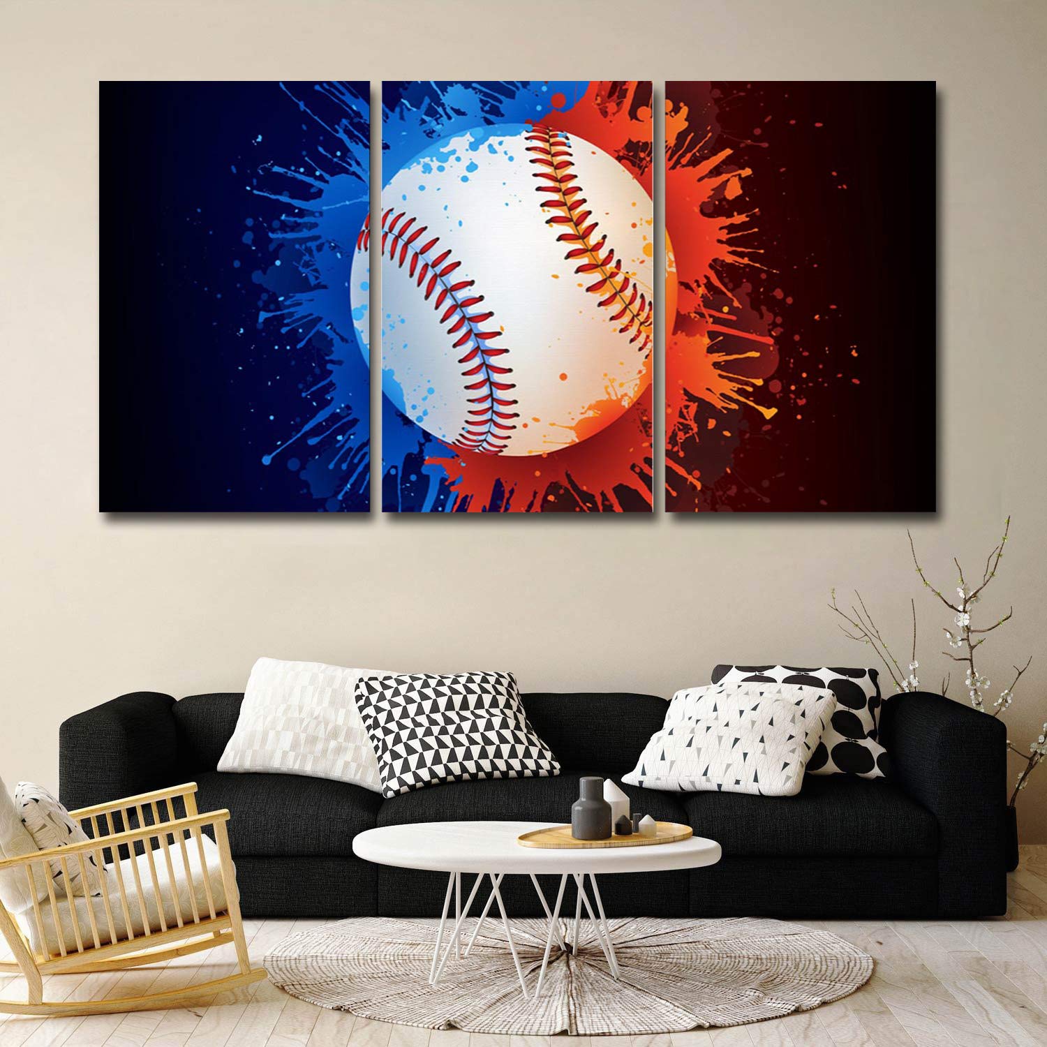 Baseball Paintings Canvas
