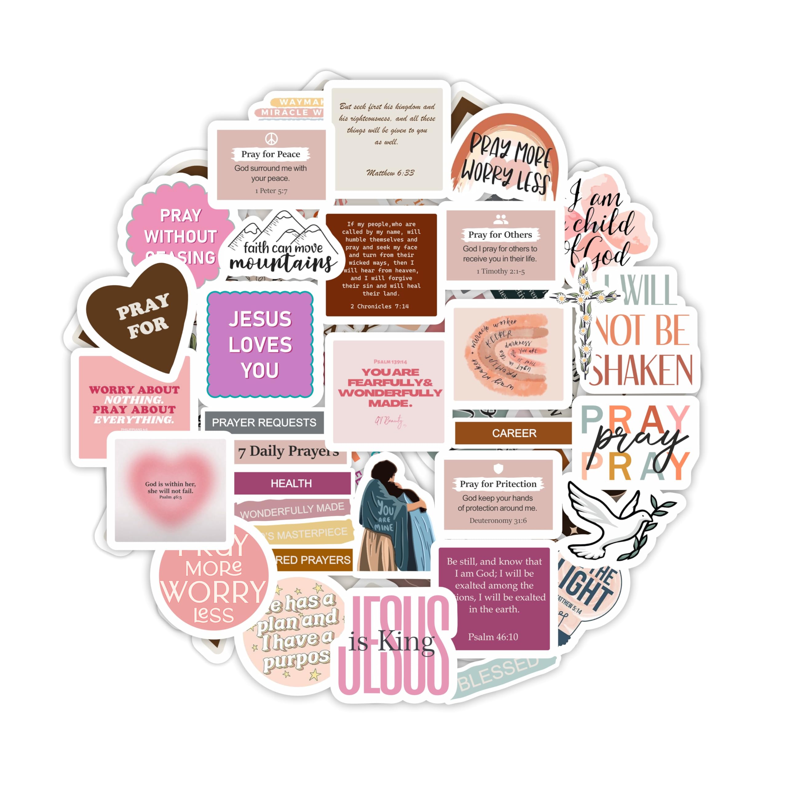 Amazon.com: Prayer Board Stickers - Prayer Board Supplies Kit for Women ...