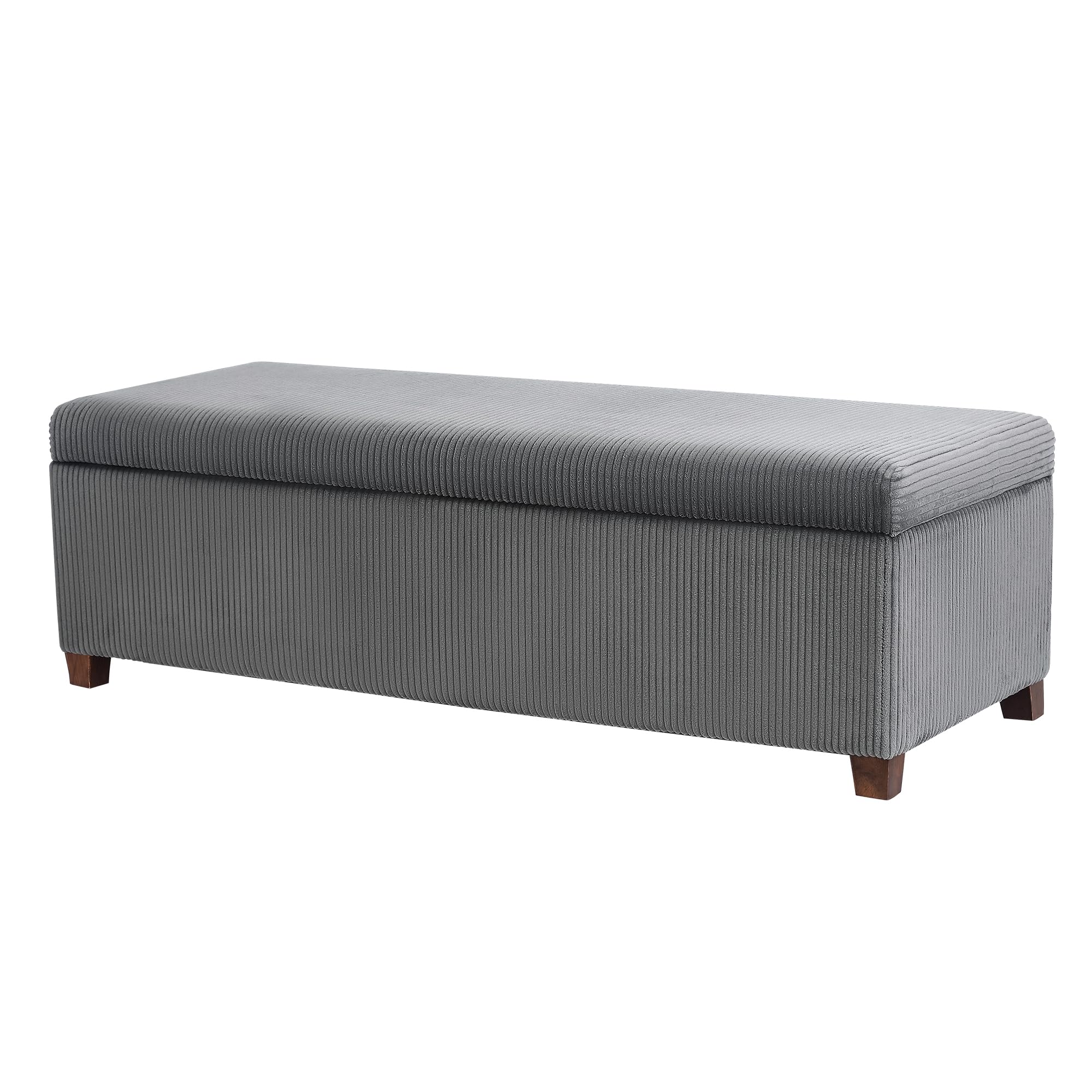 Amazon.com: Homebeez 47" Storage Ottoman Bench, End of Bed Rectangle ...