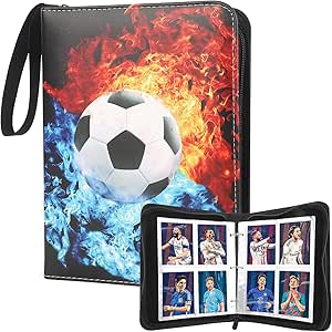 LUFEIS Football Card Holder, 400 Pockets Trading Card Album for ...