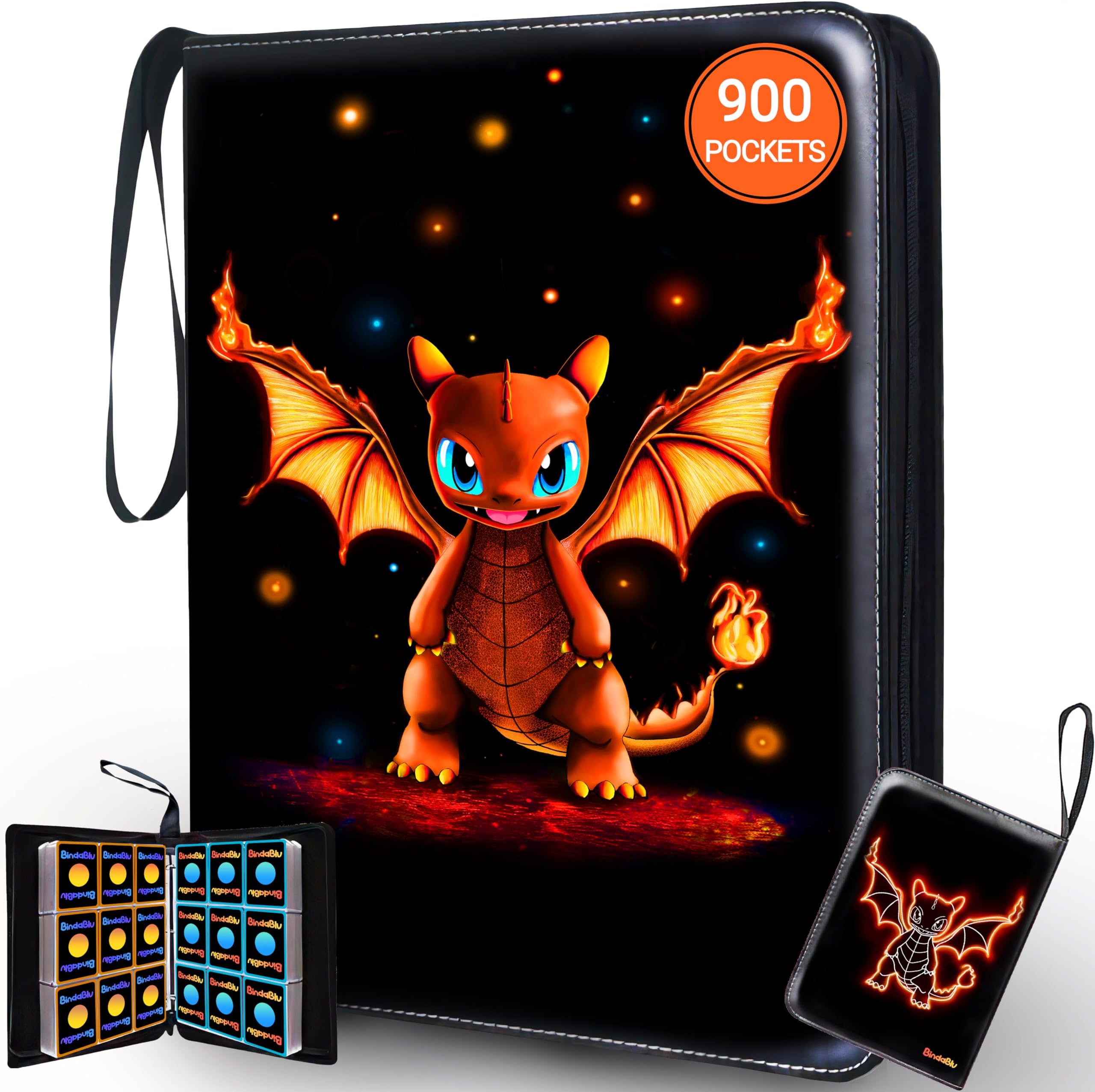 Amazon.com: Generic Ultra Pro Pokemon: Charizard 9-Pocket Full-View PRO ...