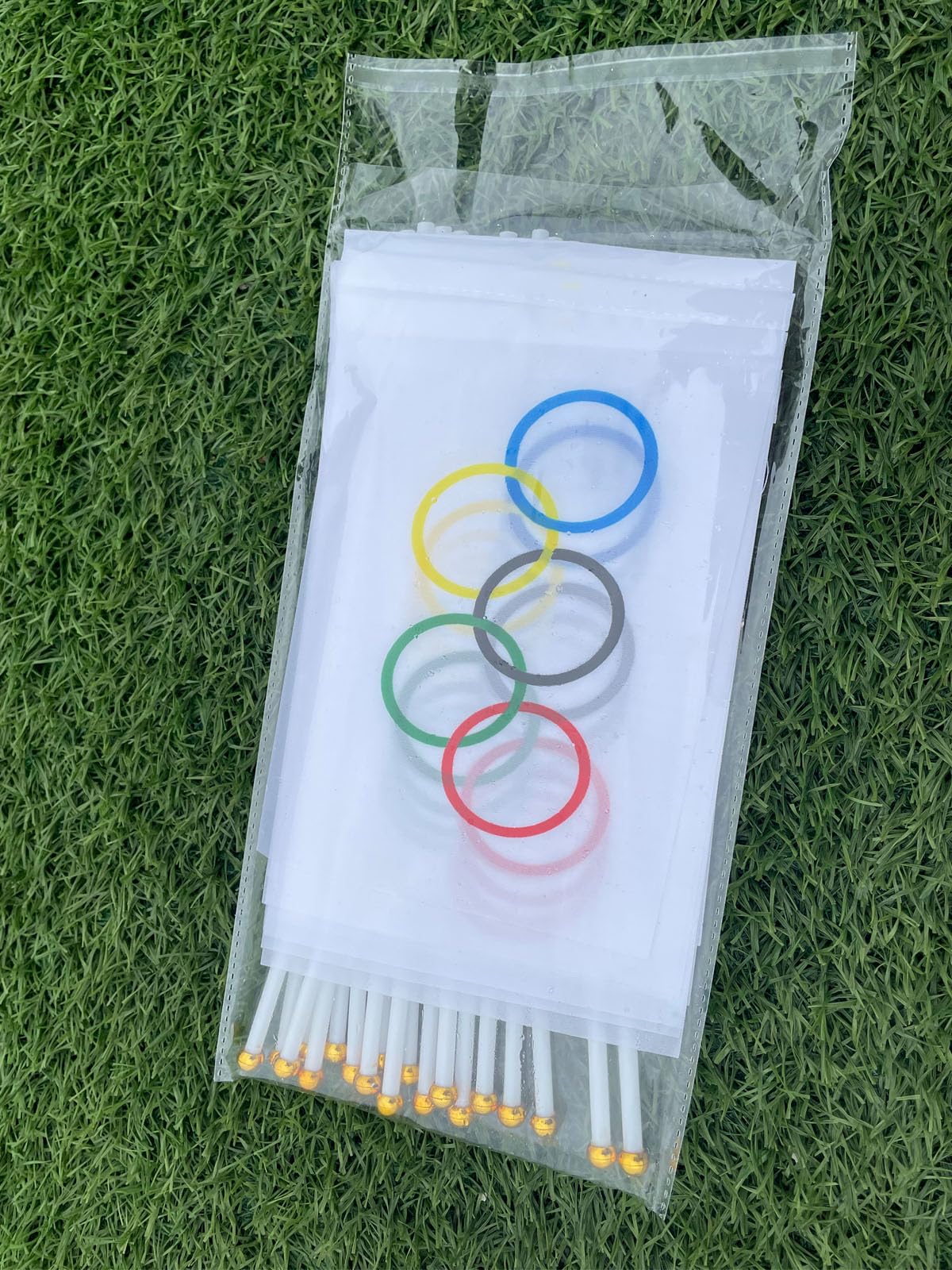 Snapklik.com : Olympic Hand Flags20Pcs Small Olympic Rings,5x8 Inch ...