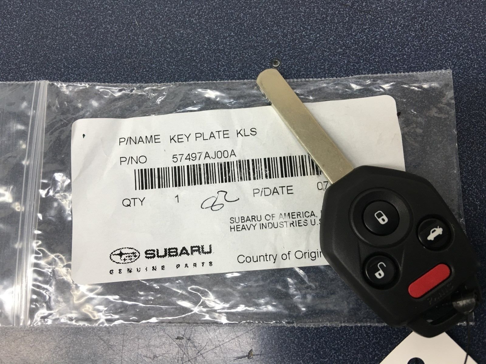 Amazon.com: New Genuine Subaru Replacement Keyless Remote Key Fob 2010 ...