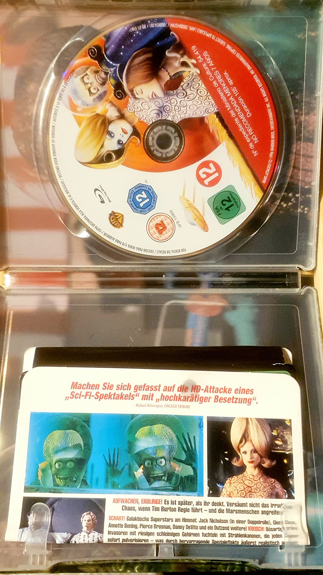 Amazon.fr - Mars Attacks - Jack Nicholson, Glenn Close, Annette Bening ...