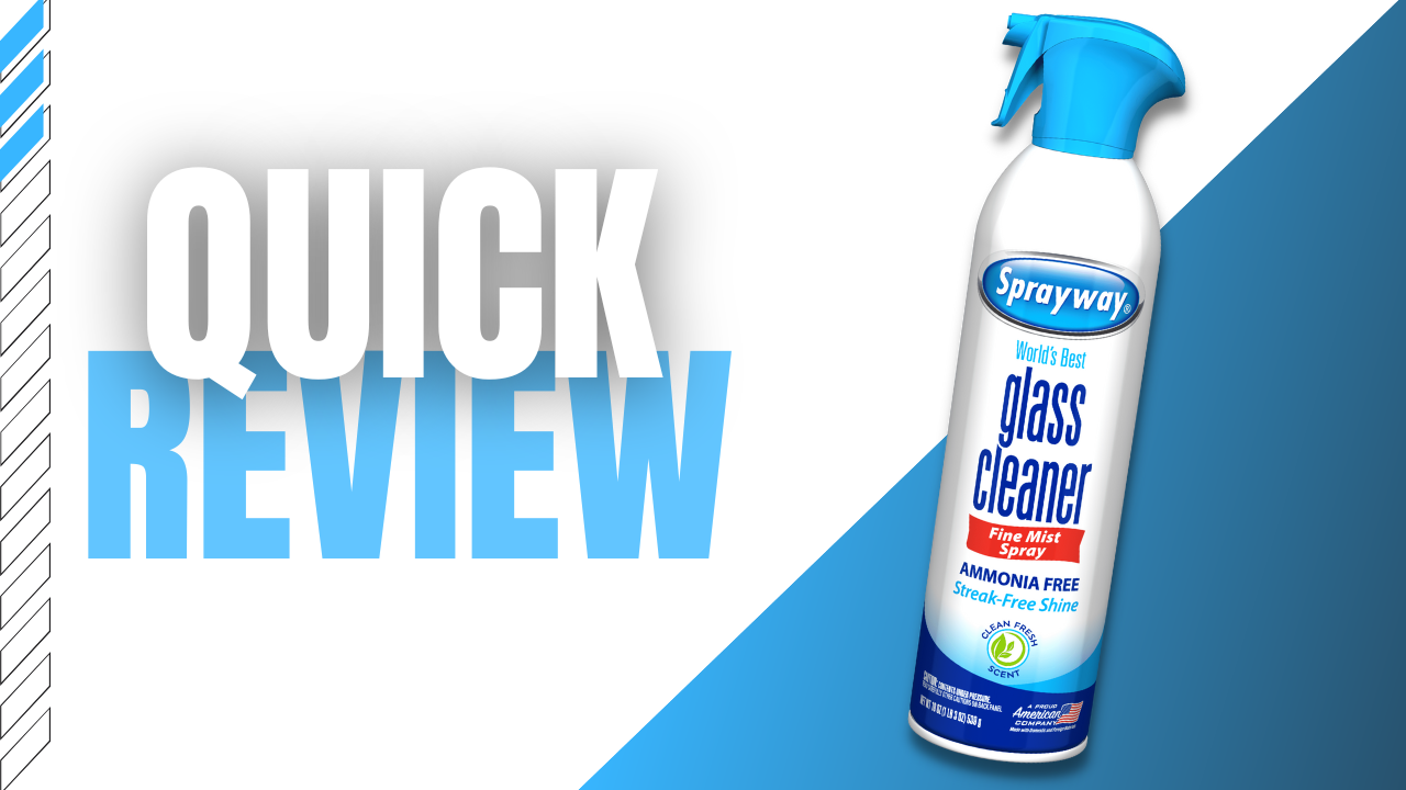 Watch Quick Review - Sprayway Ammonia-Free Glass Cleaner on Amazon Live
