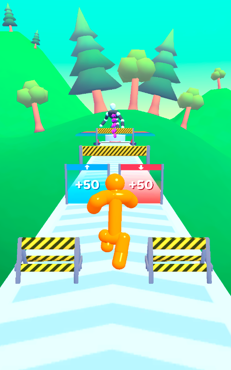 Tall and Thick Man Run: Funny 3D Runner Game with Shape Morphing to ...
