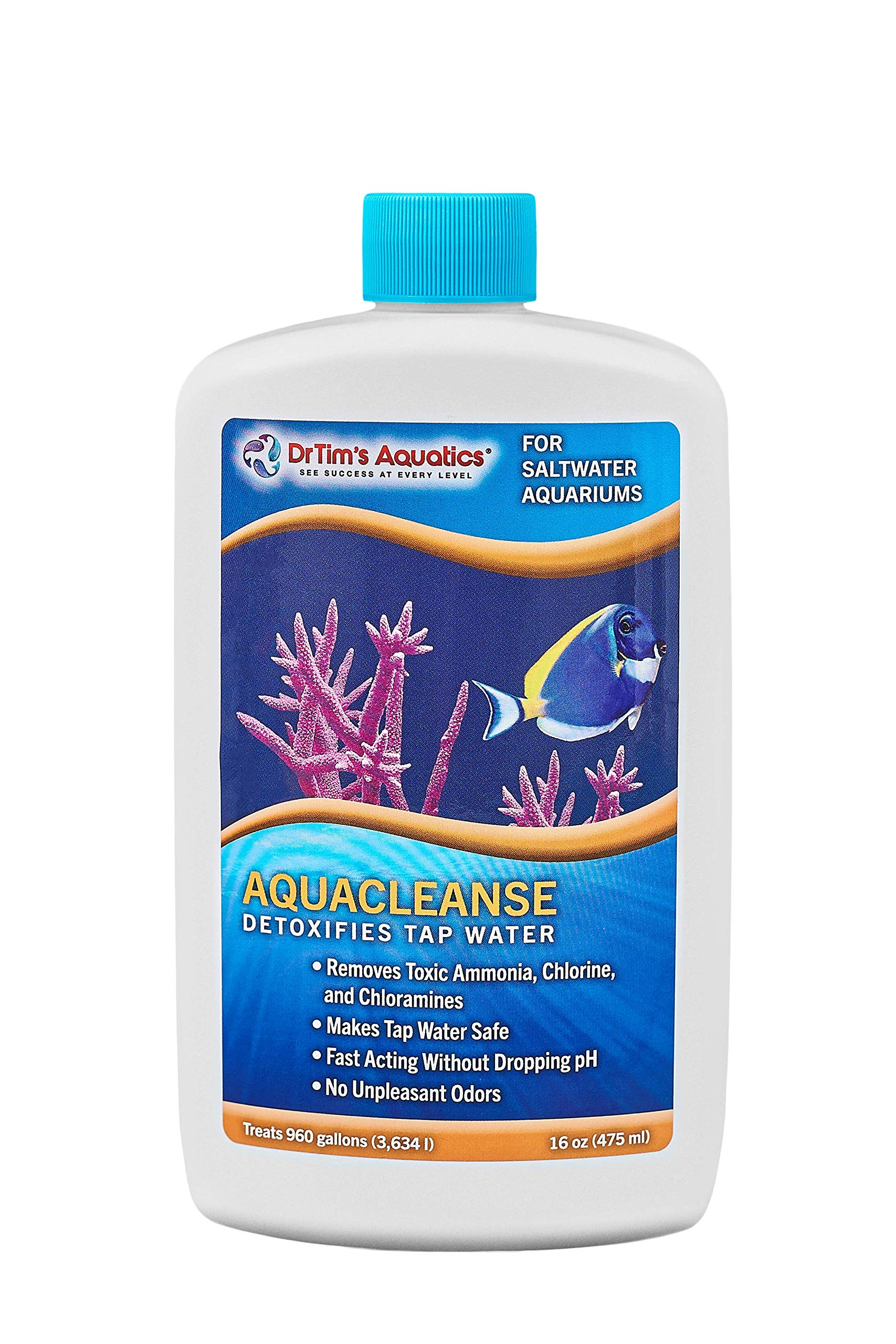 Buy DrTim’s Aquatics AquaCleanse for Saltwater Aquariums – Tap Water ...