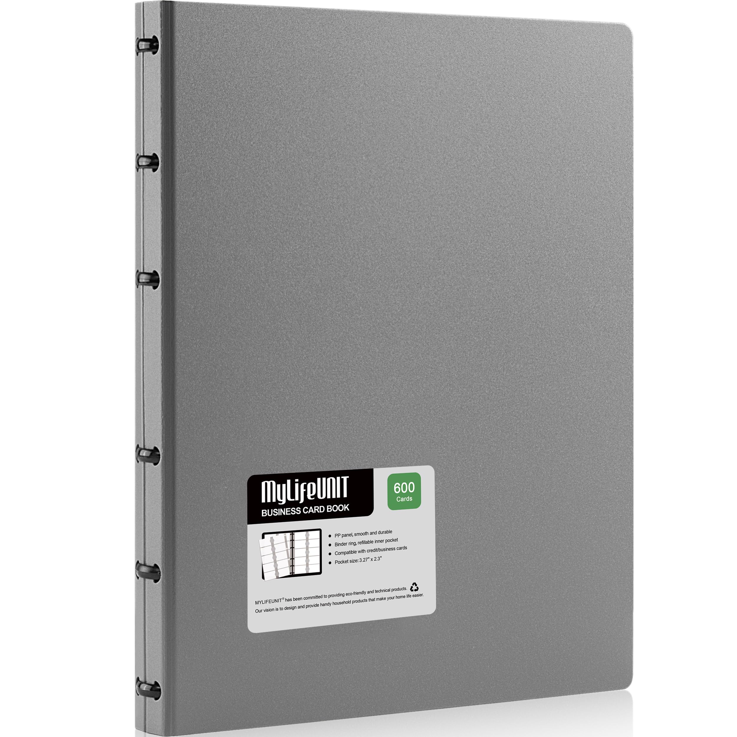 Amazon.com : MyLifeUNIT Business Card Book, Name Card Holder Book with ...