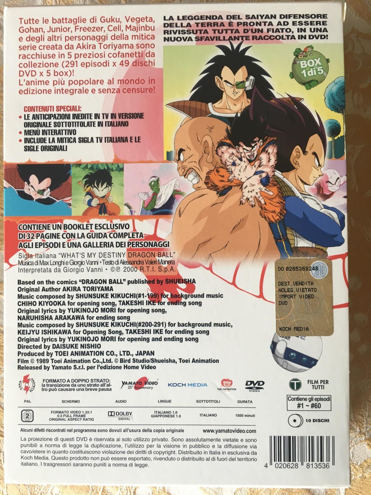 DragonBall Z - Volume 1 (10 DVD): Amazon.it: Animazione, Animazione ...