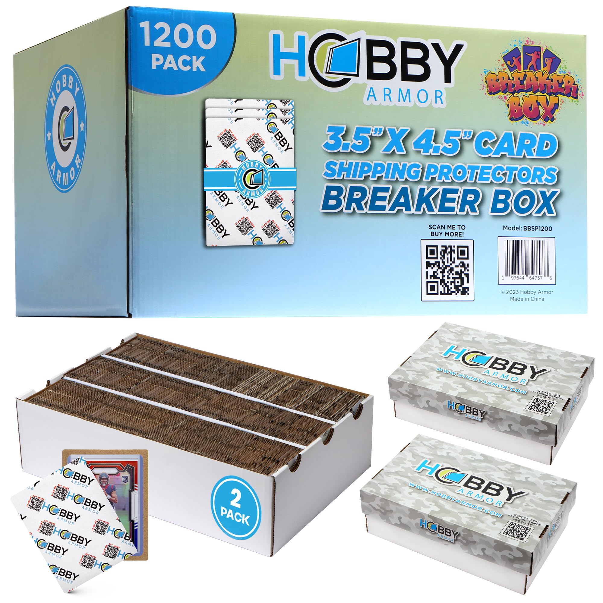 Amazon.com : Trading Card Shipping Protector by Hobby Armor, 3.5" x 4.5 ...