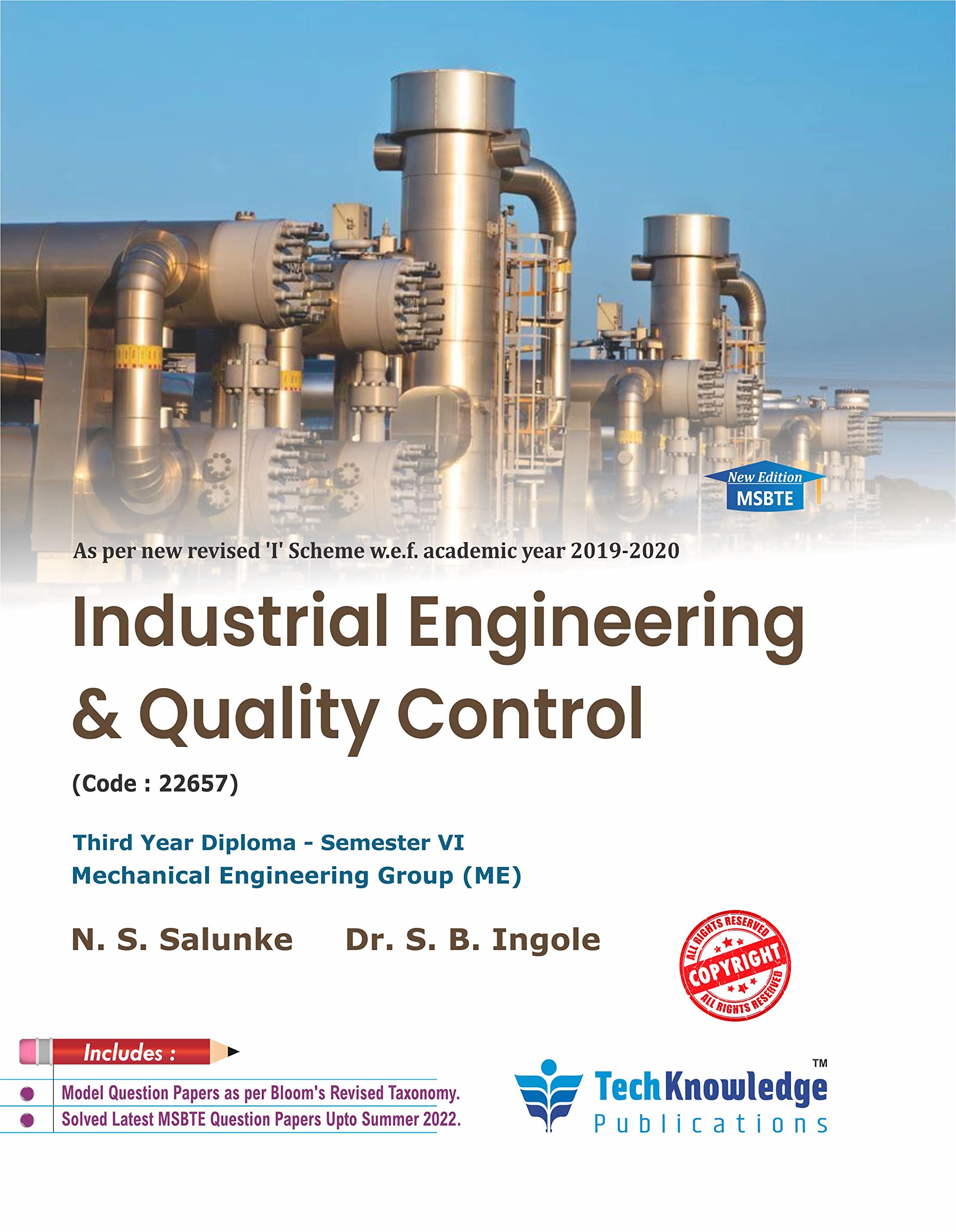 Buy Industrial Engineering and Quality Control For MSBTE Diploma ...