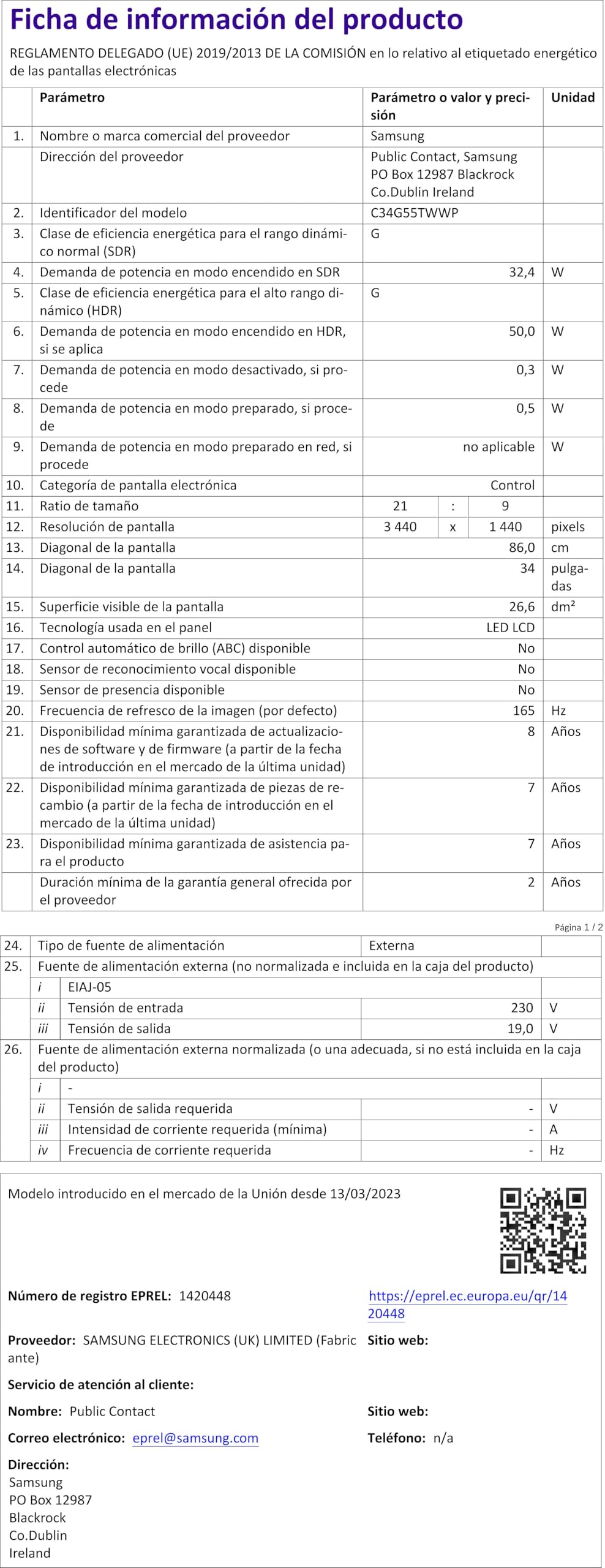 Samsung C49HG90DMU – Monitor Curvo Gaming 49” (QLED, 2 x Full HD, 32:9 ...