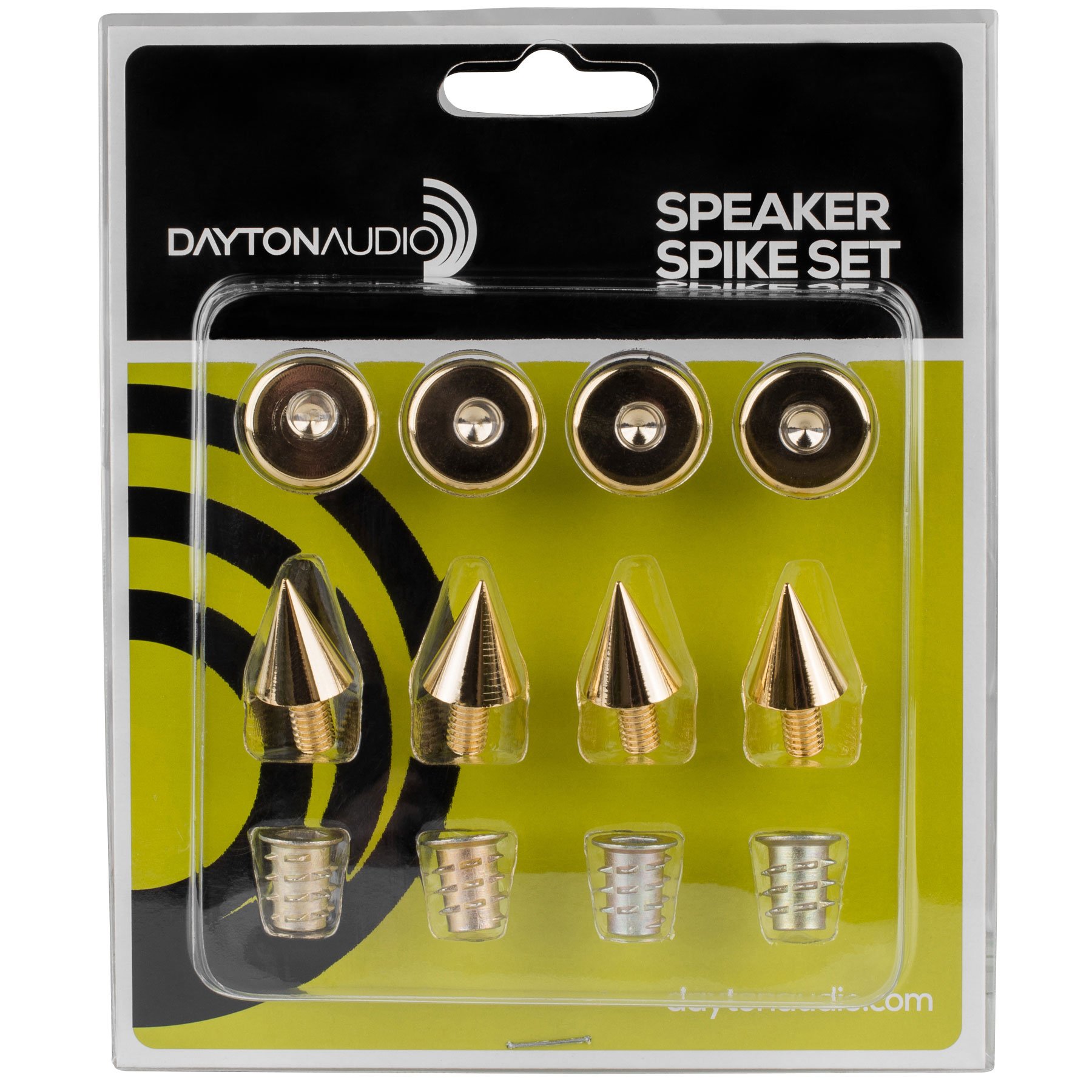 Snapklik.com : DSS2-G Gold Speaker Spike Set 4 Pcs
