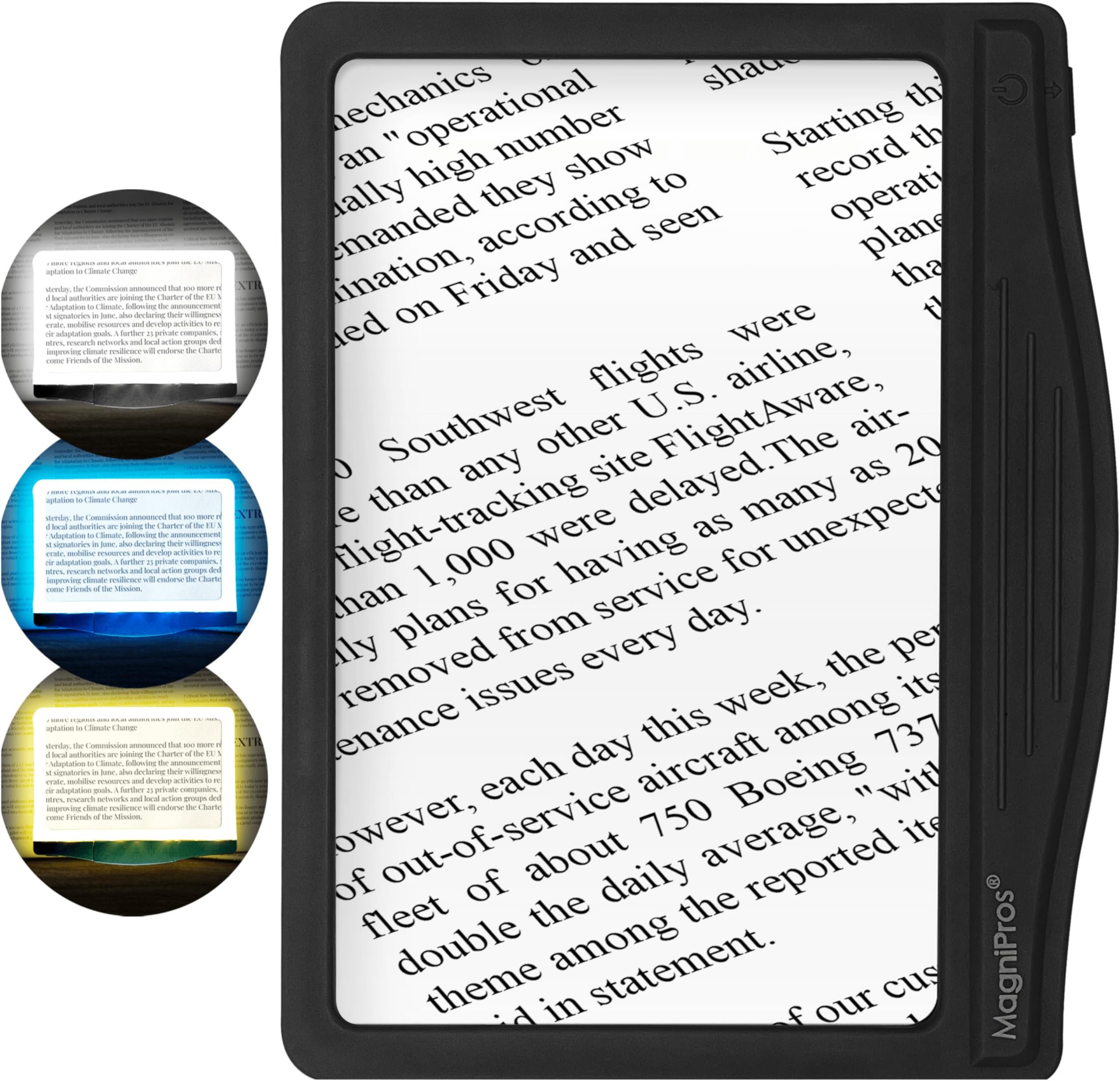 Amazon.com: COSYWARM 5X Page Magnifier with 28 LED Lights - Non-Glare ...