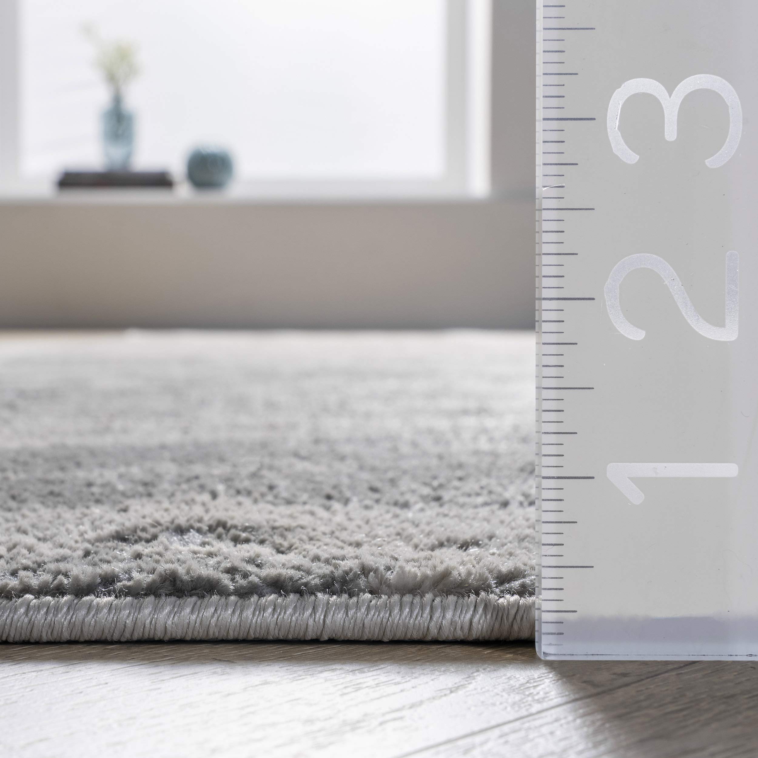 nuLOOM Cyn Abstract Runner Rug, 2 Feet 6 Inch x 10 Feet, Silver