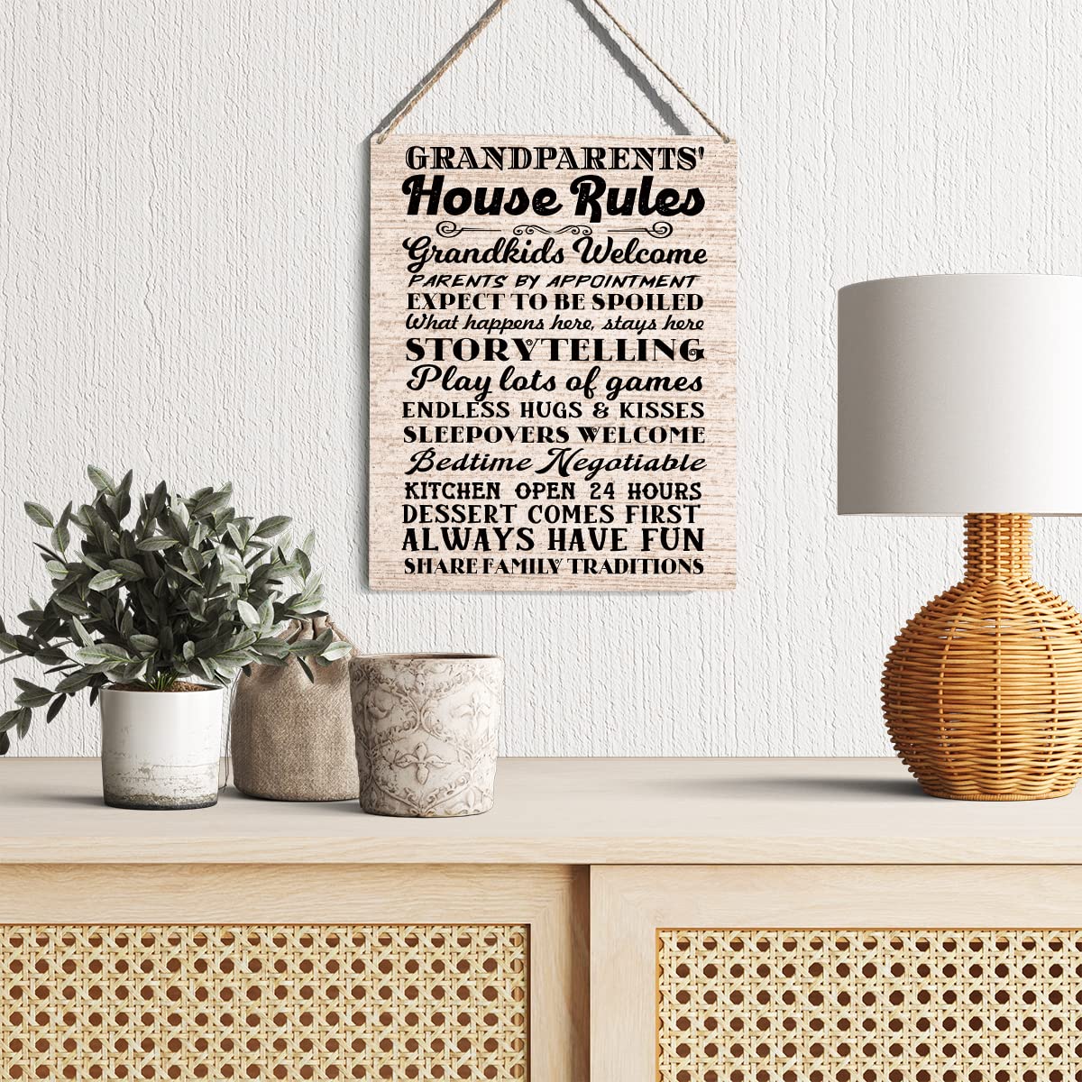 Snapklik.com : Farmhouse Grandparents House Wooden Sign Wall Decor ...