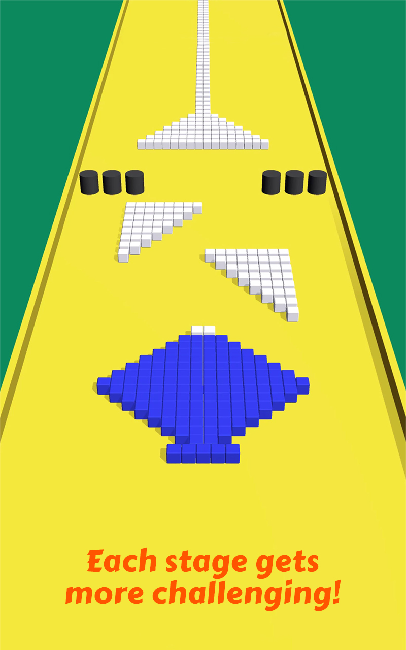 Sticky Cubes - 3D Block Collect Color Road - App on Amazon Appstore