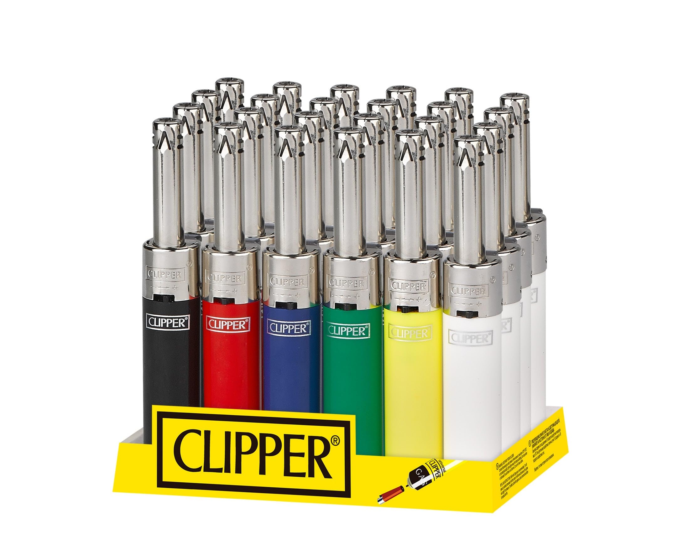 Amazon.com: Clipper - Mini Tube Reusable Lighter - Refillable Candle ...