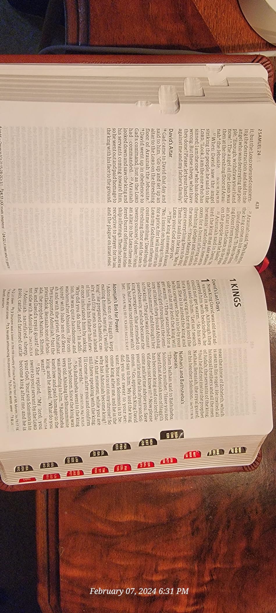 CSB Large Print Compact Reference Bible, Brown LeatherTouch, Indexed ...