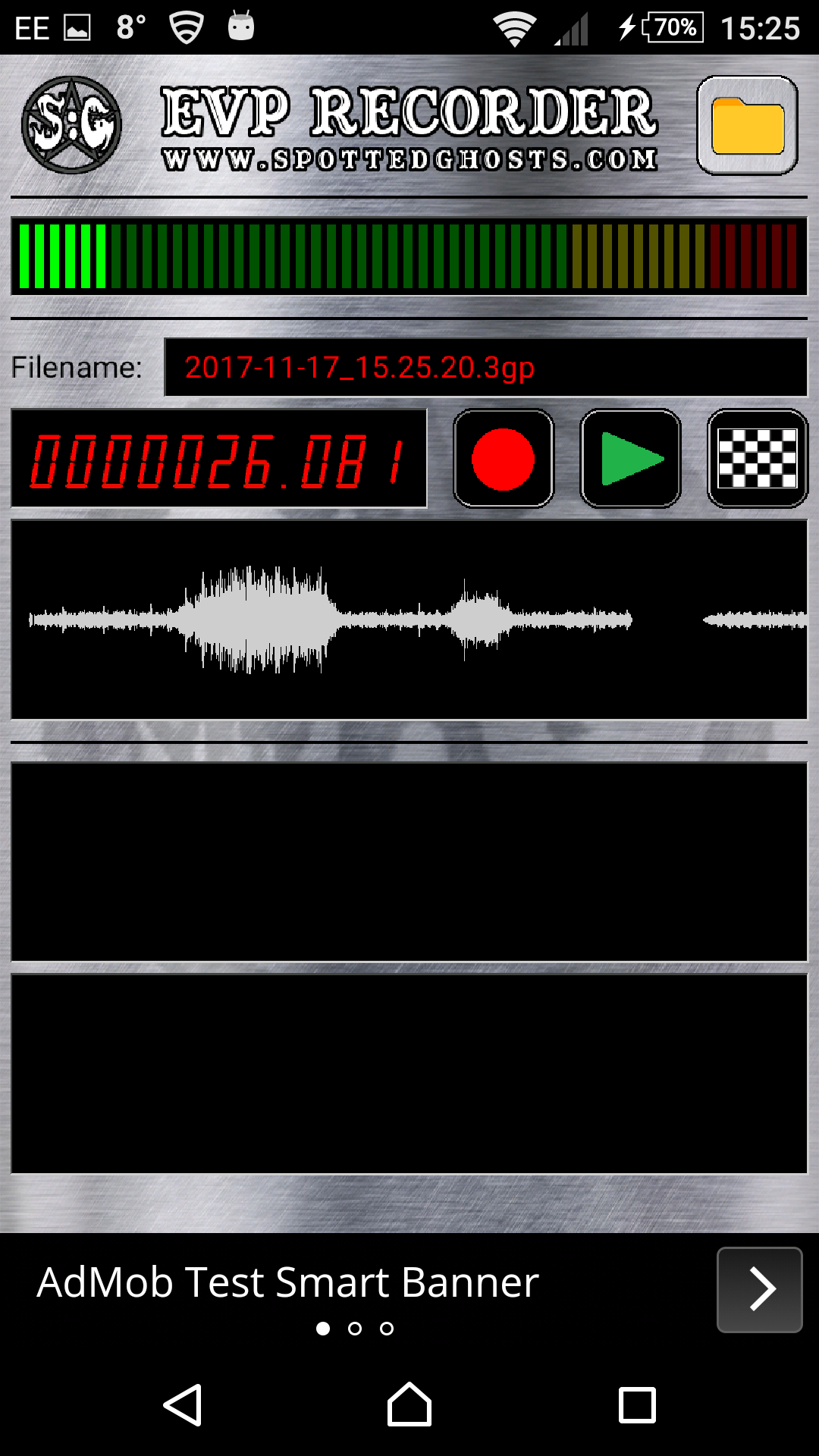 EVP Recorder Compact - Spotted: Ghosts - App on Amazon Appstore