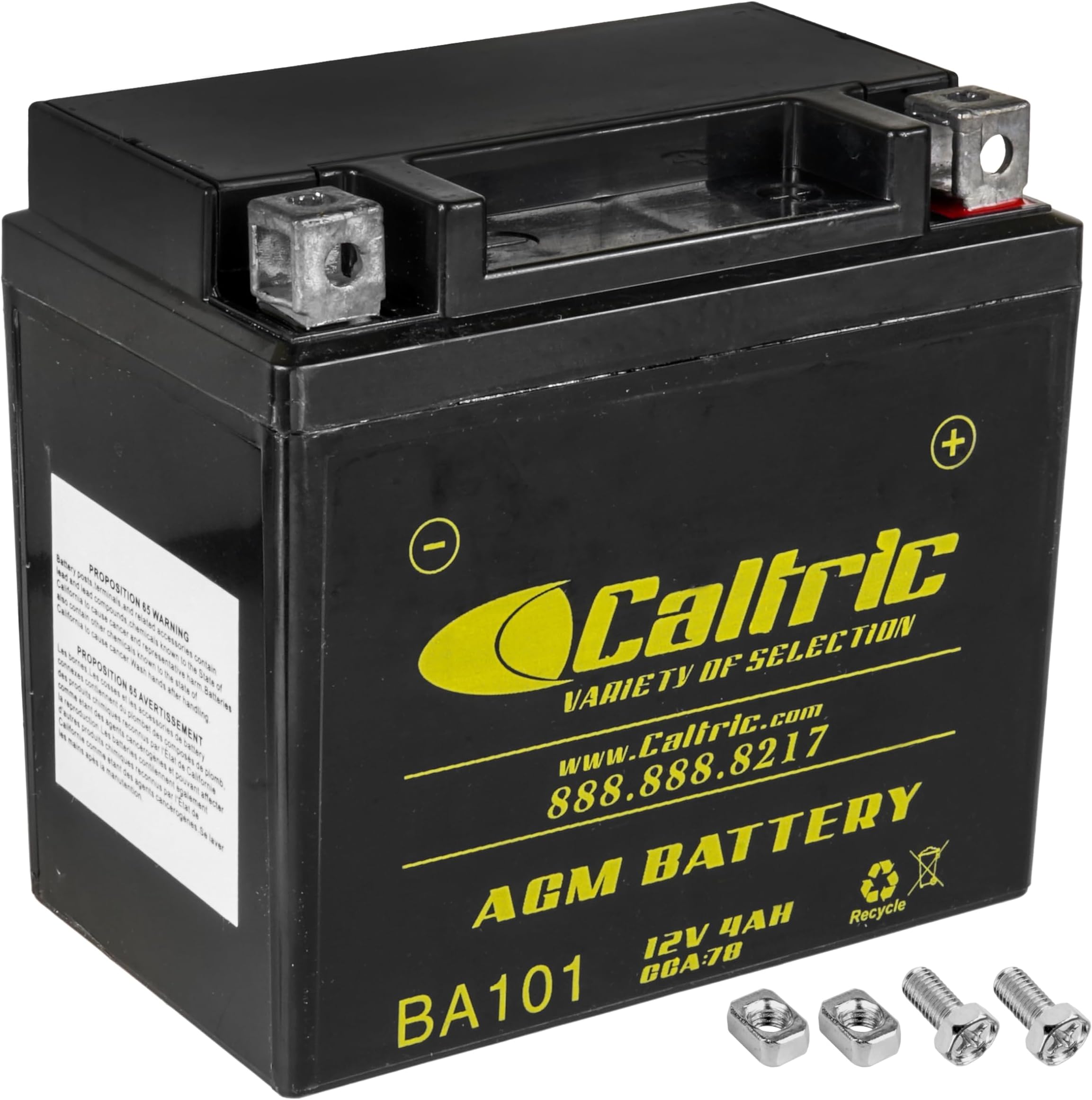 Amazon.com: Caltric Agm Battery Compatible with Arctic Cat 650 4X4 H1 ...