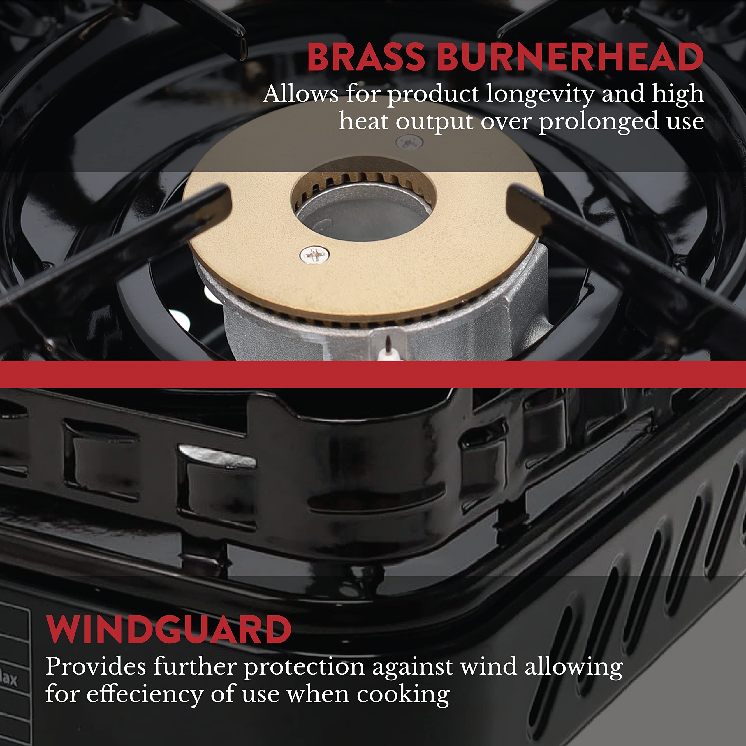 Snapklik.com : Gas One Dual Fuel Portable Stove 15,000BTU