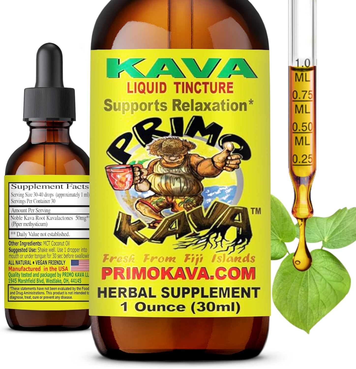 Amazon.com: PRIMO KAVA Drops | Natural Kava from Fiji | Fast Acting ...