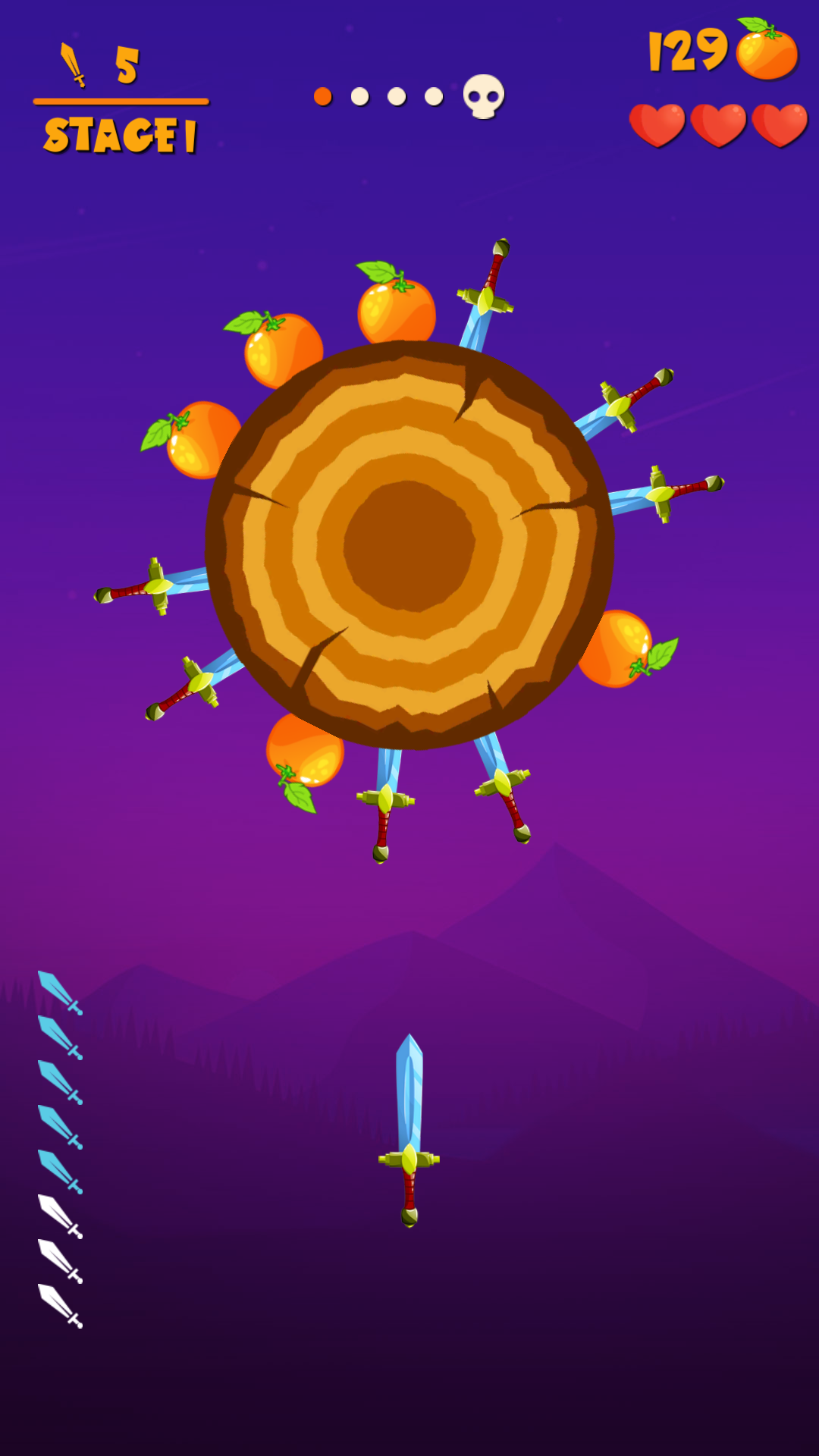 Knife Shooter: Knife Throw & Hit Challenge. An addictive hitting knife ...