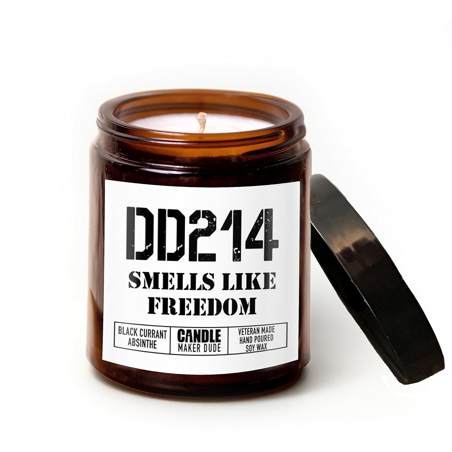 Amazon.com: Candle Maker Dude DD214 Smells Like Freedom Candle Gift - Military Veteran ...