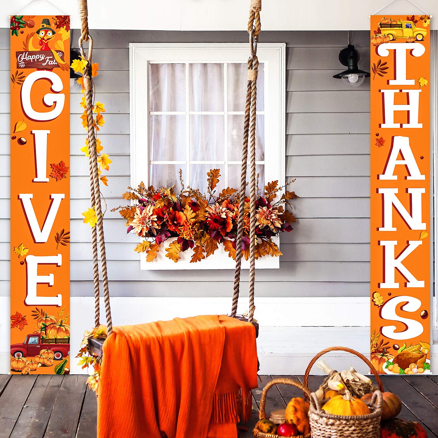 Fall Banners For Porch