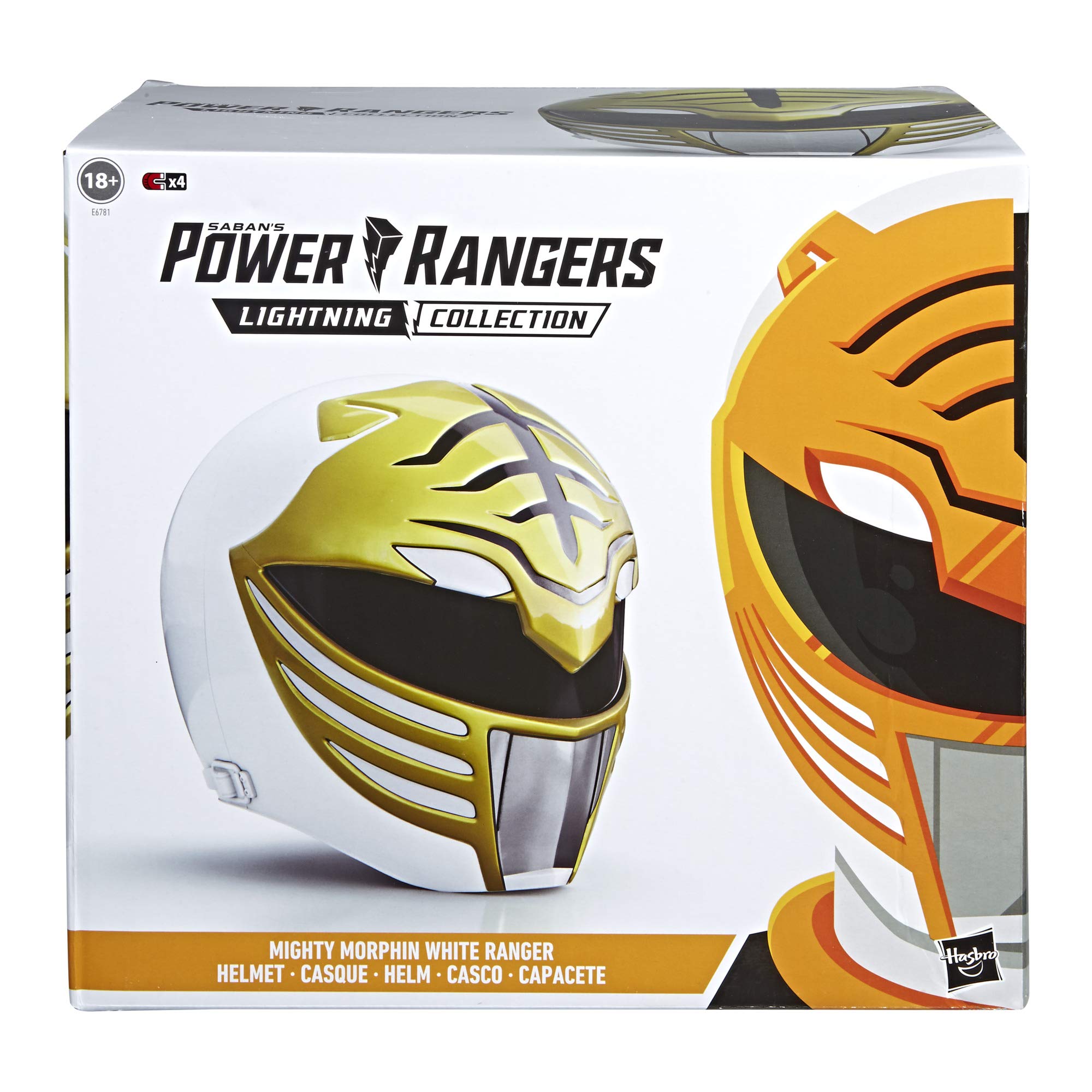 Power Rangers Lightning Collection Mighty Morphin White Ranger Premium ...