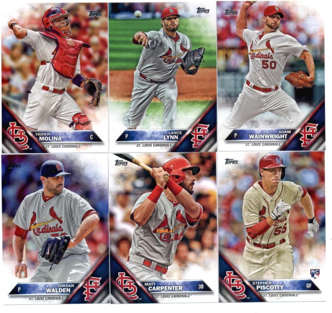 Amazon.com: 2016 Topps Baseball Series 1 St. Louis Cardinals Team Set ...