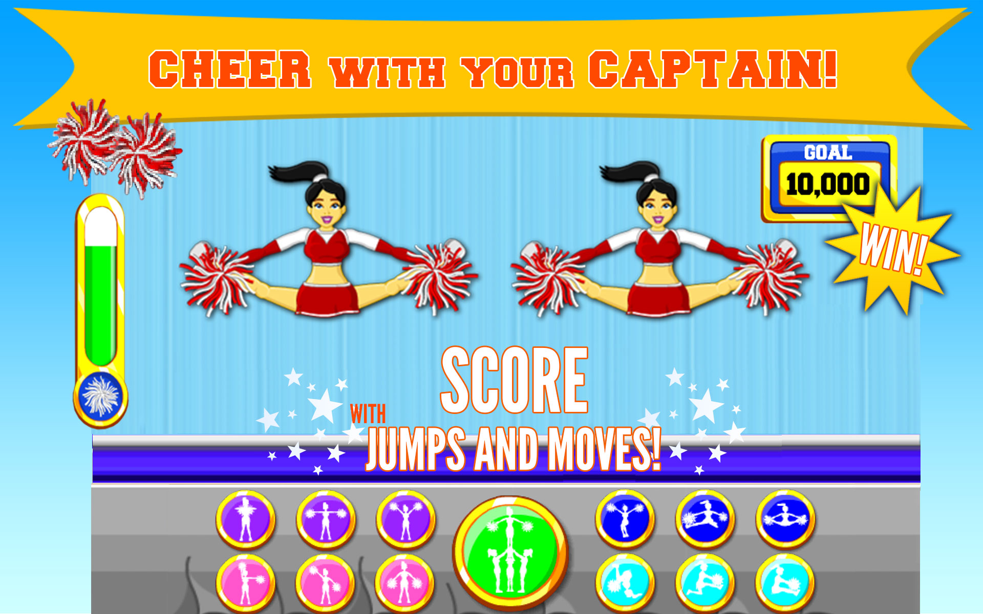 Just Cheer! All Star Cheerleader Game - Play Free Cheerleading & Dance ...